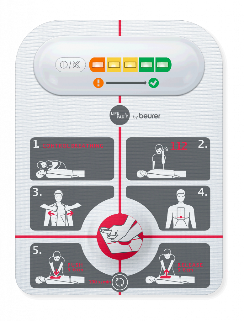 LifePad® - CPR Training Device - (with Audio and Visual Guide)